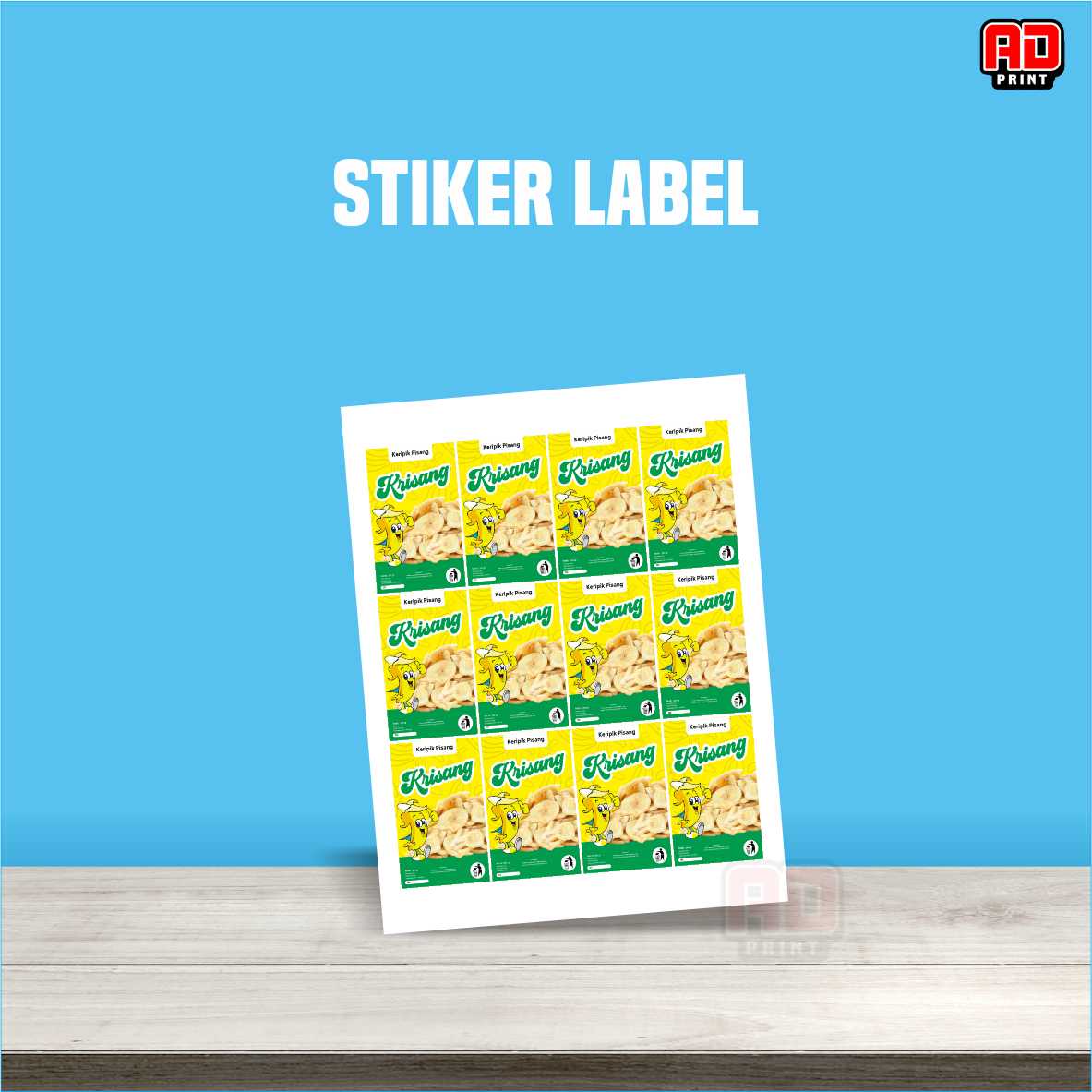 Stiker Label - AD Print Purbalingga